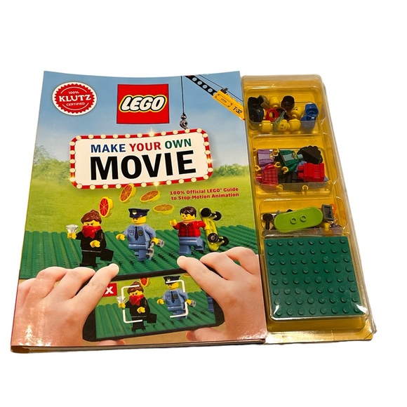 Lego | Toys | Nwt Lego Make Your Own Movie Book W Lego Pieces | Poshmark